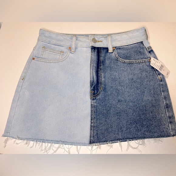 PacSun | Skirts | 325 Pacsun Paneled Ultra High Waisted Denim Mini ...